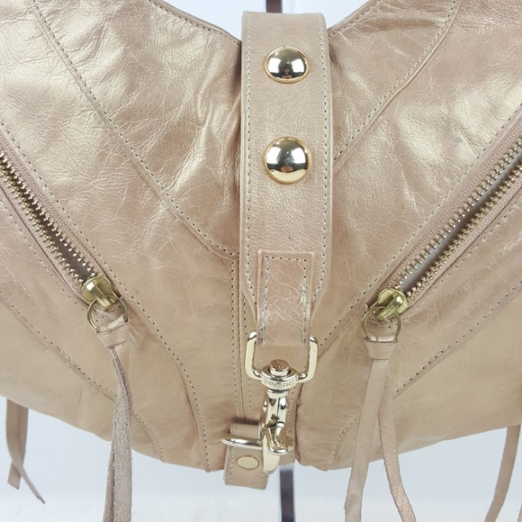 Botkier | Bags | Botkier Metallic Blush Pink Hobo Bag Gold Hardware ...